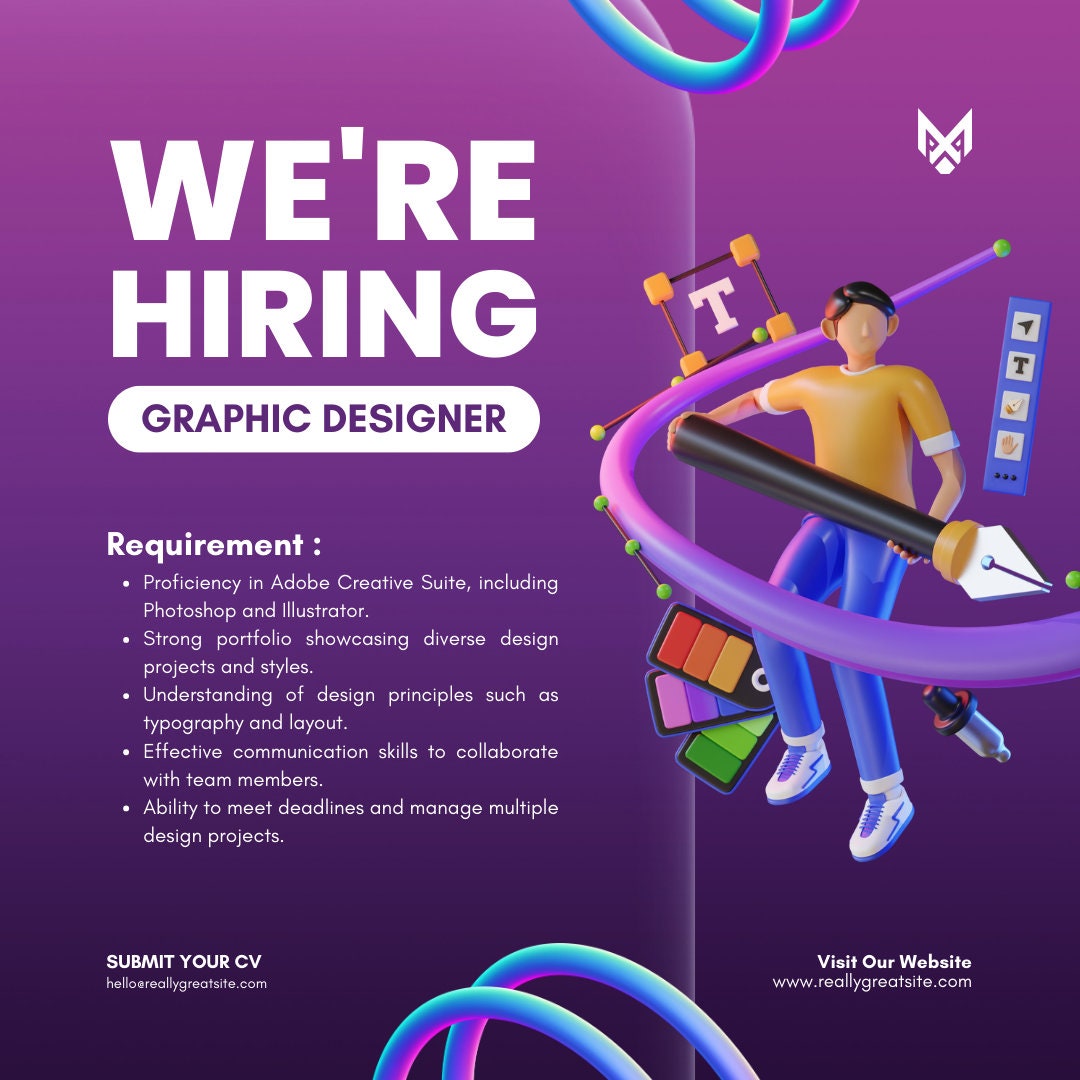 Business Templates We Are Hiring Guides Easy to Edit - Etsy