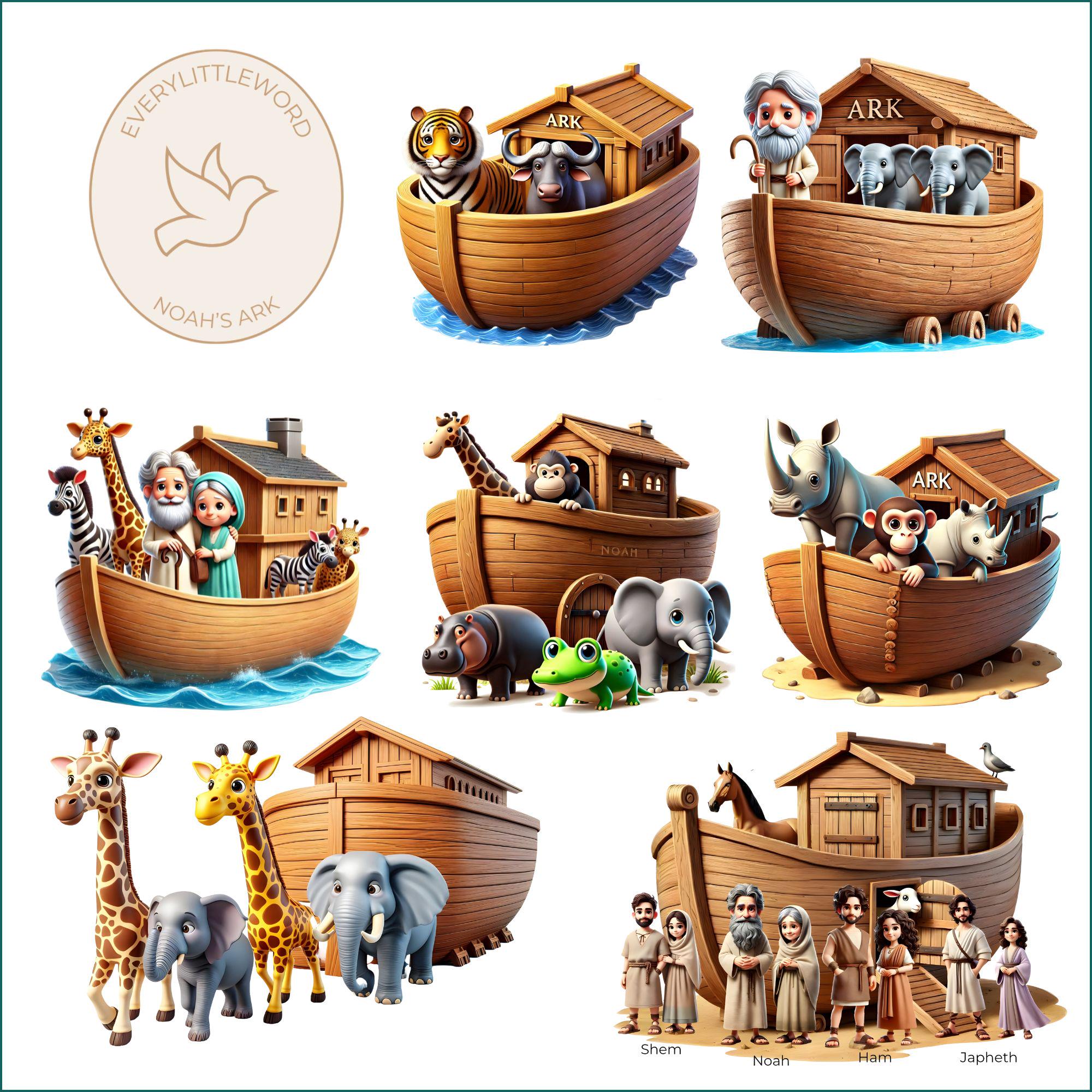 Noah's Ark Clip Art, Bible Clip Art, Biblical Clipart Noah's Ark ...