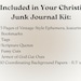 Christian Junk Journal Kit Printable - Faith-based Ephemera - Bible ...