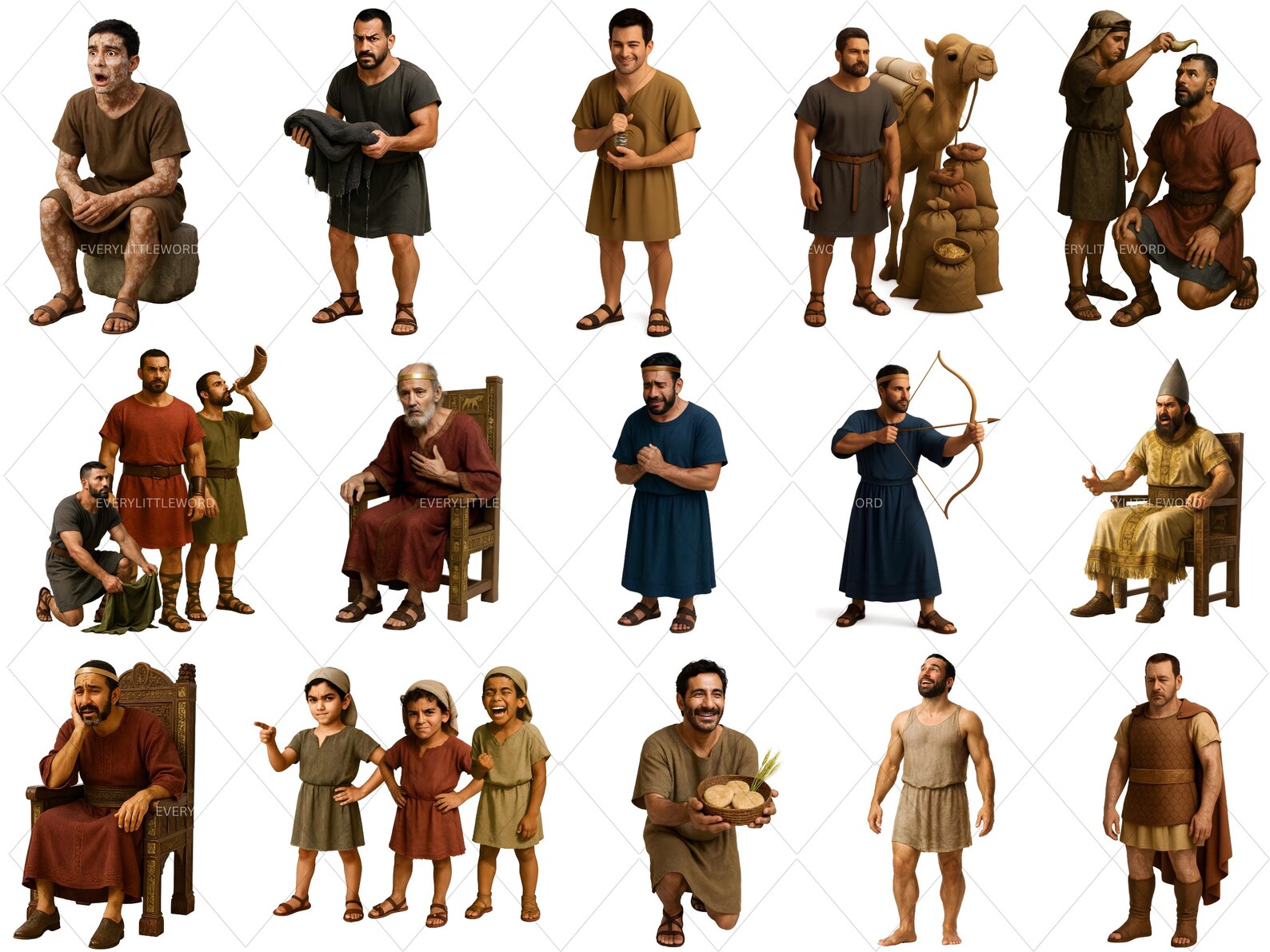 Elisha Bible Story Clipart, Life & Miracles of Elisha, Old Testament ...