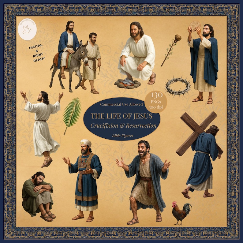 Crucifixion and Resurrection Clipart | Christian Bible Story PNG, Jesus ...