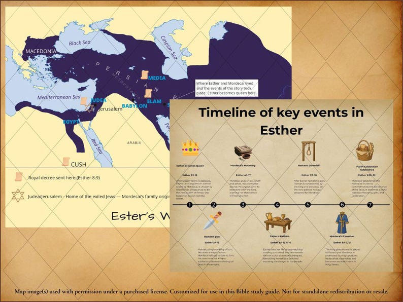 Book of Esther Printable | Bible Study Guide & Learning Resource | Old ...