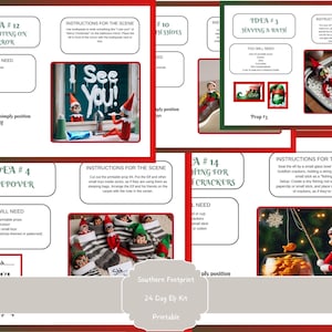 24 Days Elf Kit, Elf Activity Kit, Elf Printables - Includes Elf ...