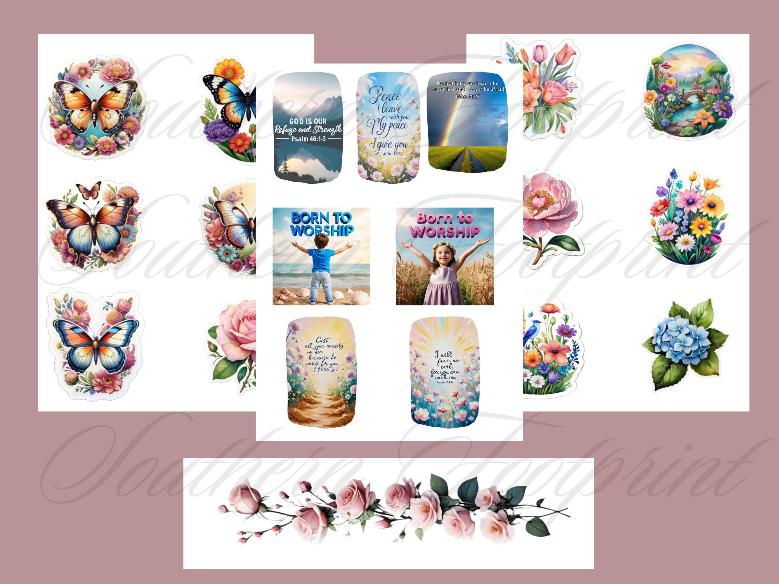 Christian Junk Journal Kit Printable - Faith-based Ephemera - Bible ...