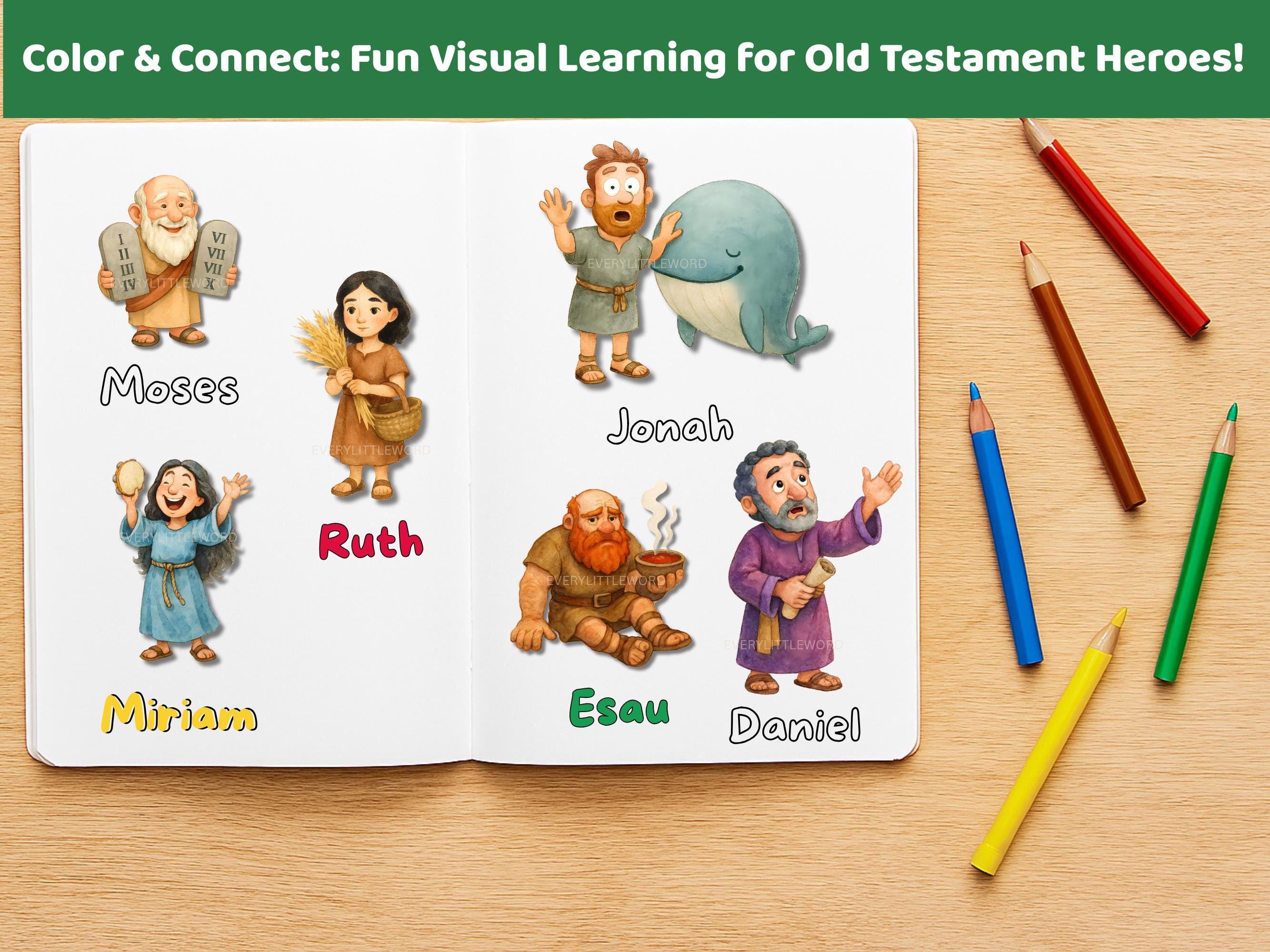 Old Testament Biblical Characters Clipart, Bible Story PNG, Christian ...