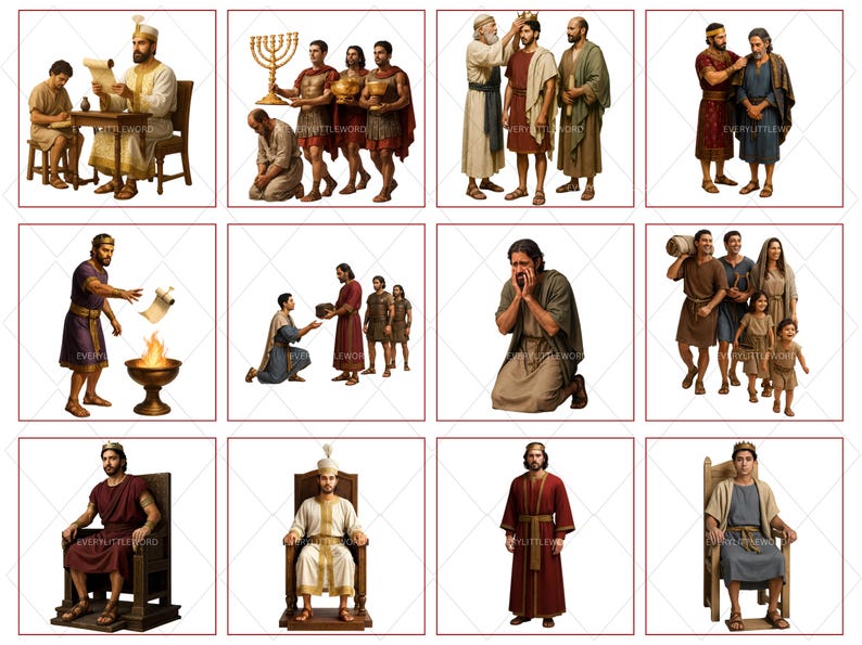 The Fall of Judah Clipart – Bible Story PNG, Old Testament Kings ...