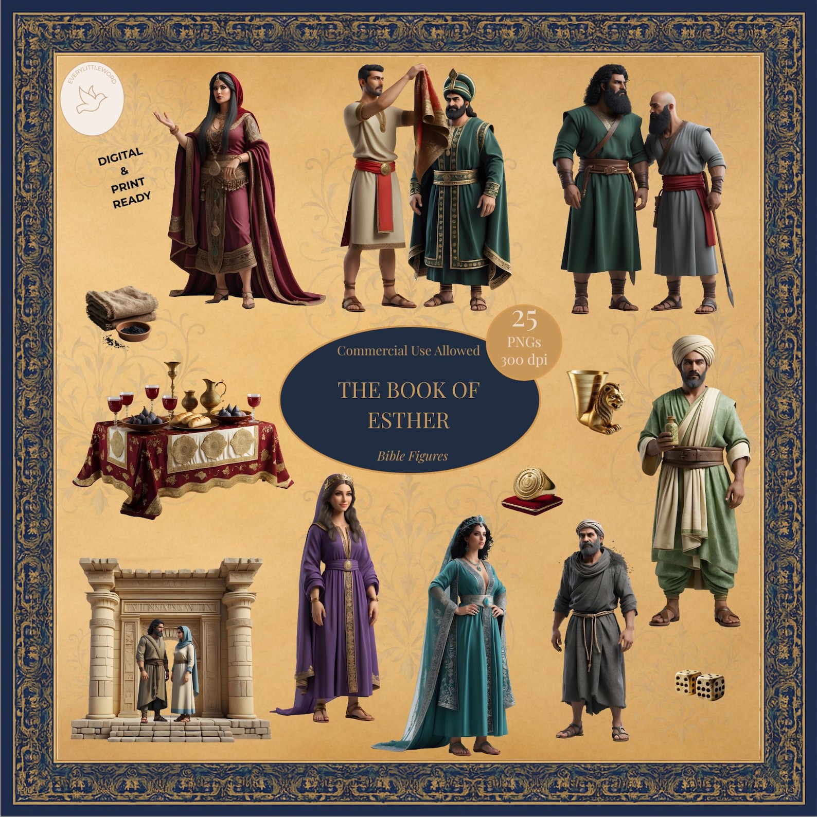 Book of Esther Printable | Bible Study Guide & Learning Resource | Old ...