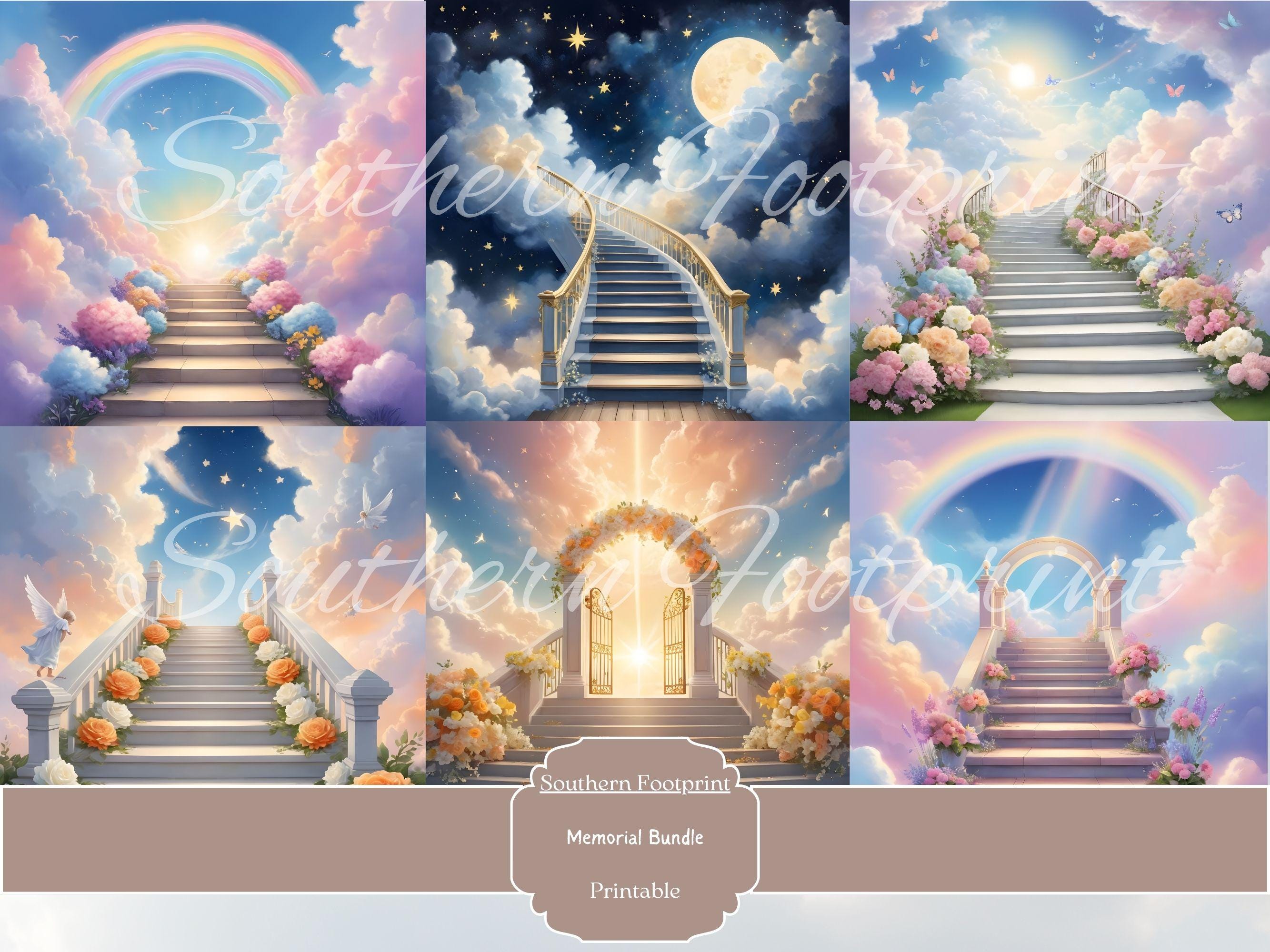 Memorial Backgrounds and Memorial Clipart for Baby, Heaven Backgrounds ...