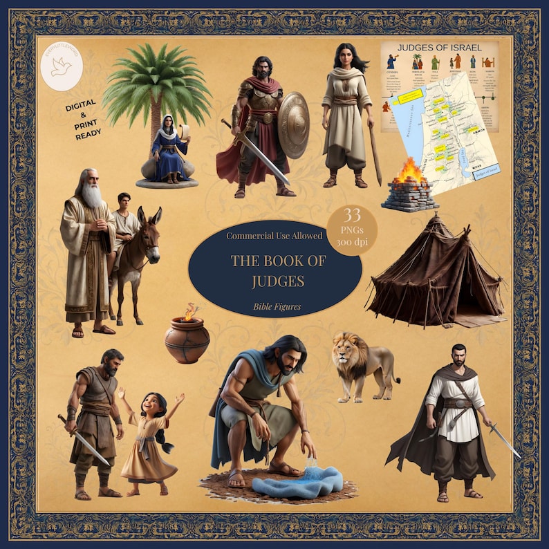 Book of Judges Printable | Bible Study & Learning Resource | Old ...