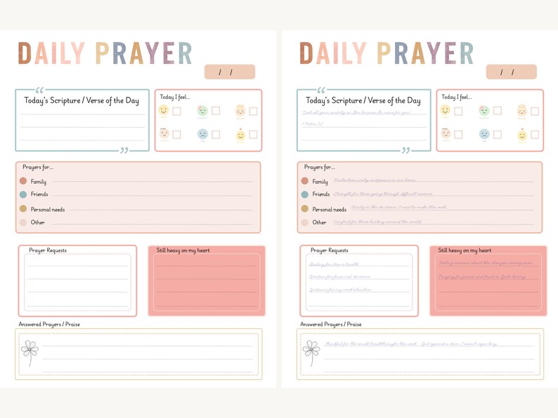 Digital Bible Study Bundle - Printable Bible Journaling Set | Verse ...