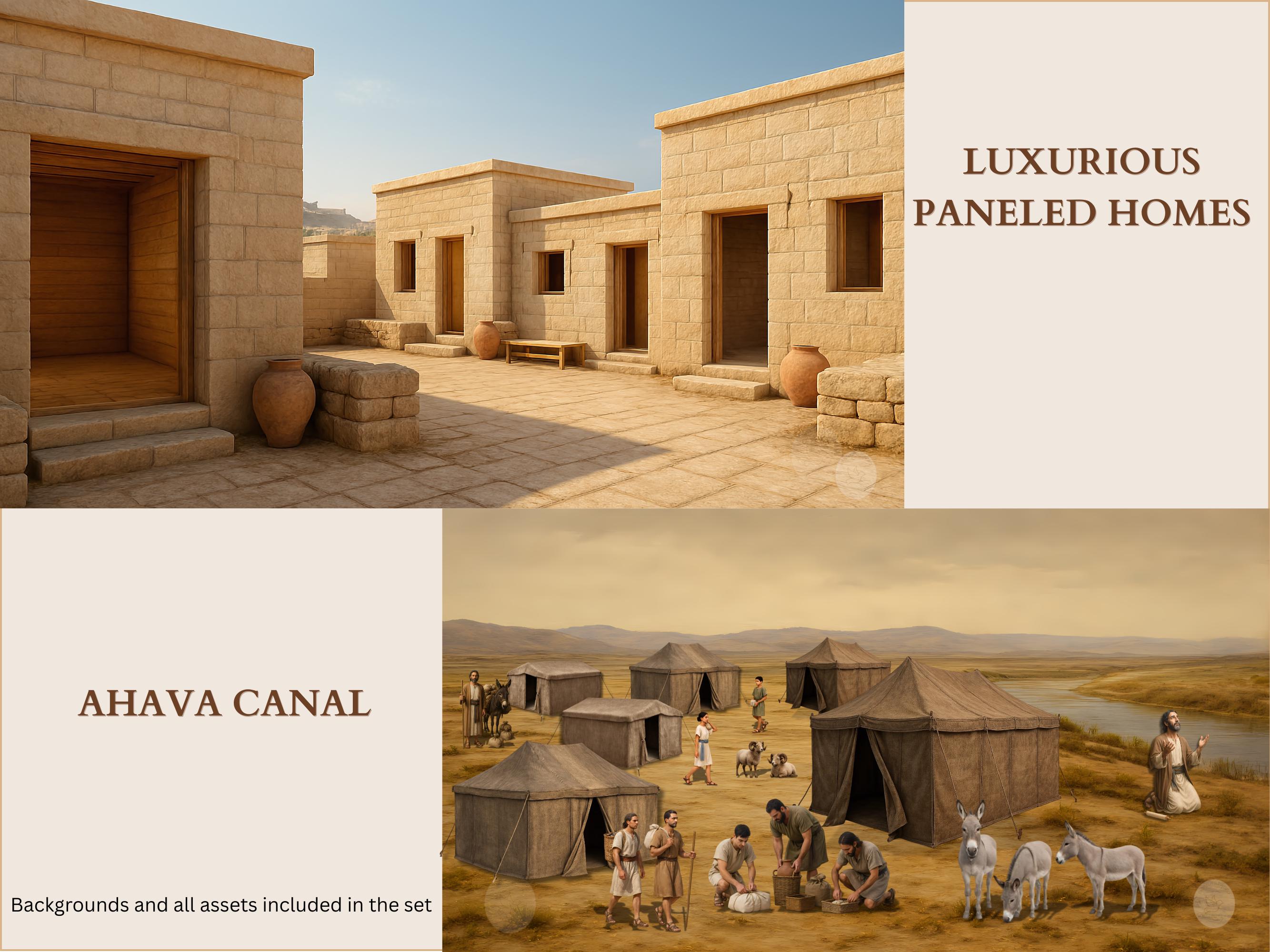 Ezra & Haggai Clipart Set | Rebuilding the Temple, Old Testament Bible ...