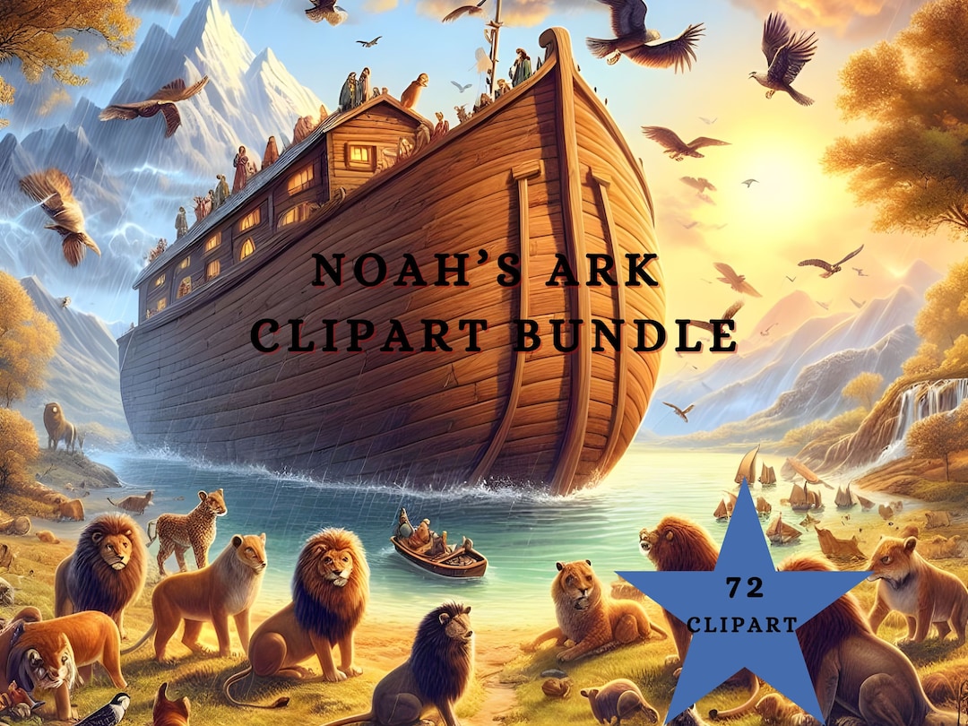 Noah's Ark Clip Art, Bible Clip Art, Biblical Clipart Noah's Ark ...