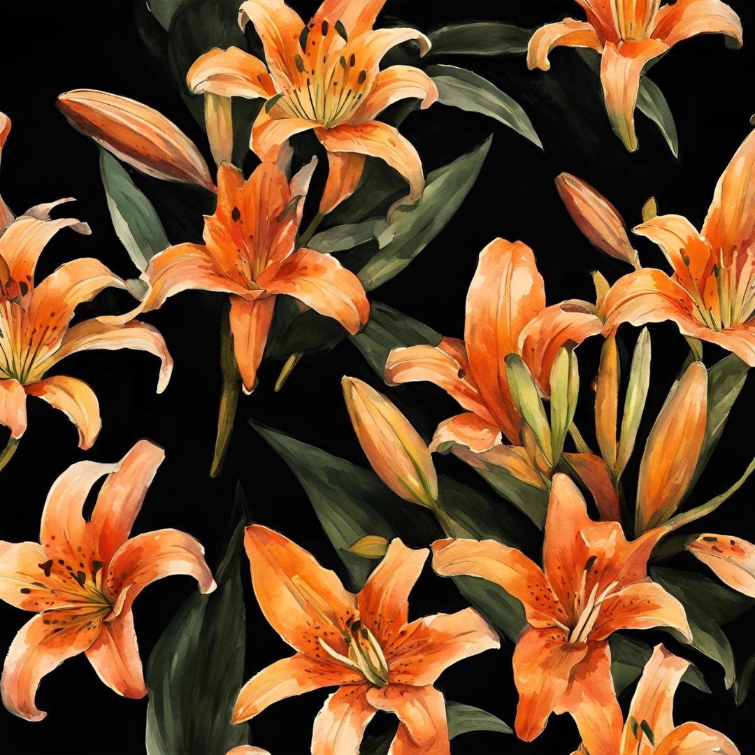 Tiger Lily Cross Stitch Pdf Downloads Patter Keeper Compatible, Gift ...