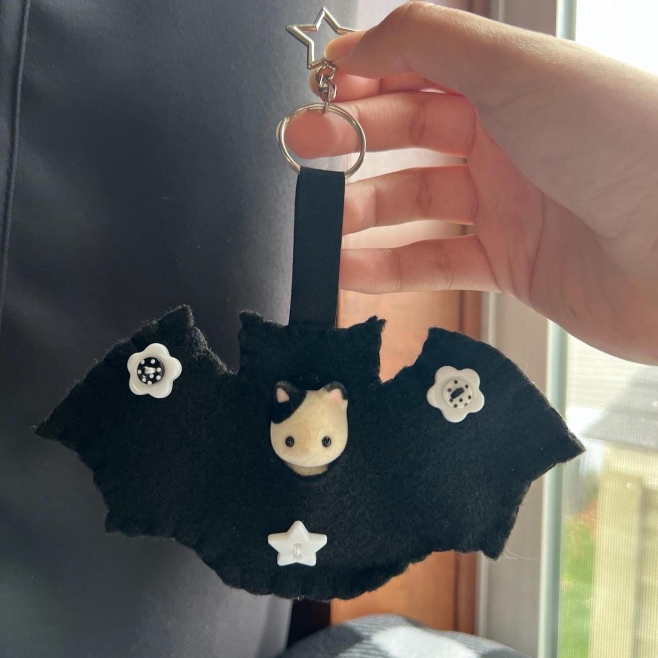 Calico Critter Felt Bat Keychain Pouch - Etsy