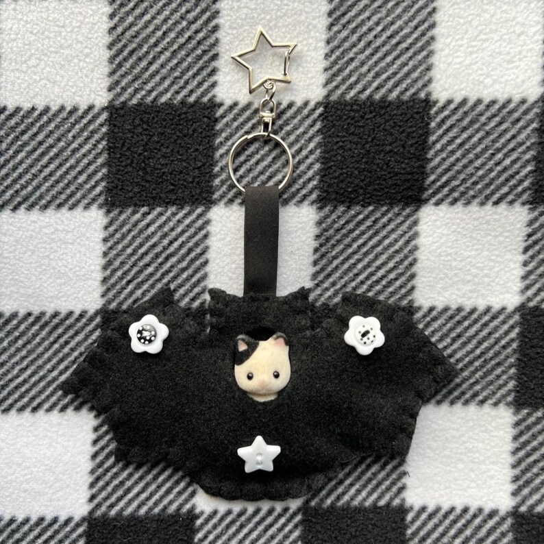 Calico Critter Felt Bat Keychain Pouch - Etsy