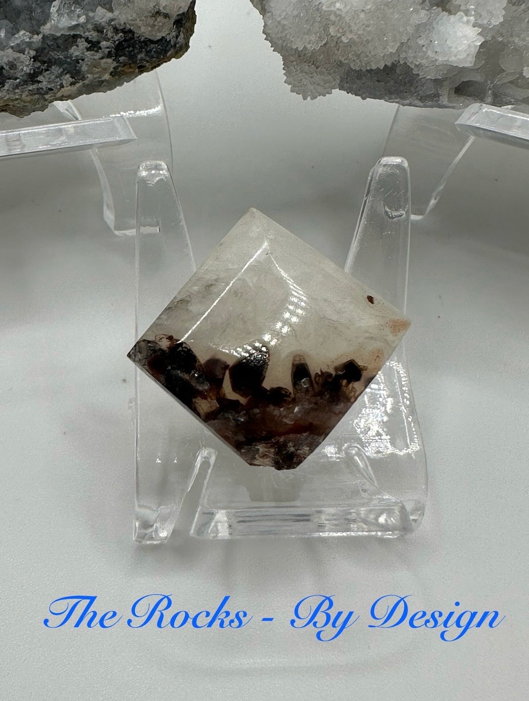 Geode, Cut, Slabbed, Shaped, and Polished by Hand. Corner of Natural ...