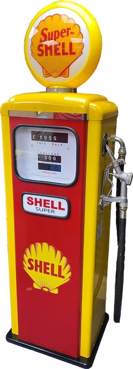 Vintage Shell Petrol Pump. Perfect for Man Cave Decor / Automobilia - Etsy