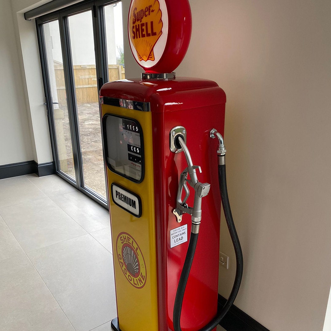 Vintage Shell Petrol Pump. Perfect for Man Cave Decor / Automobilia - Etsy