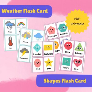 Printable Learning Flash Cards: Alphabet, Numbers, Colors (digital ...