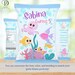 Editable Under the Sea Chip Bag Wrapper Label, Under the Sea Printable ...