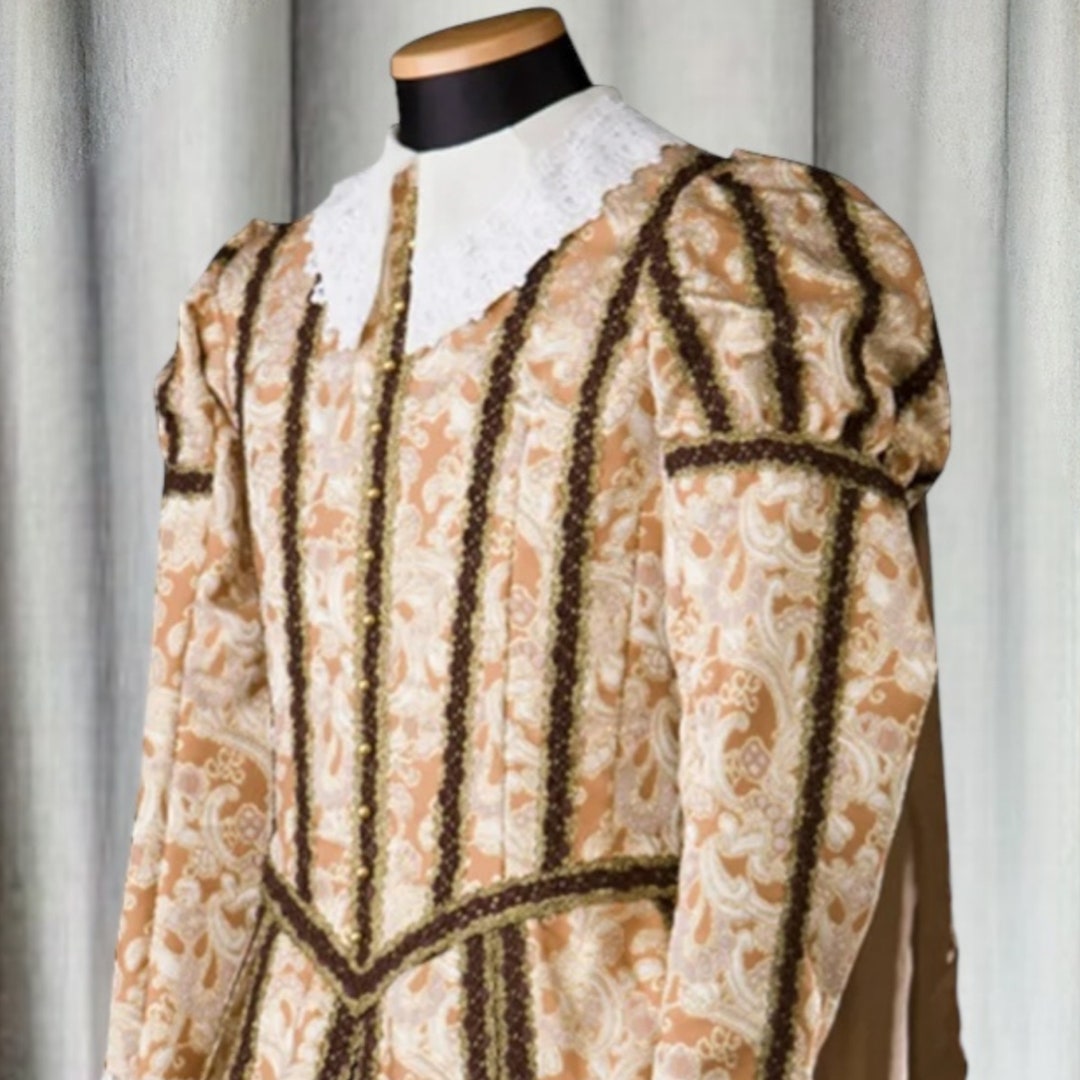 Elizabethan Tudor King Cosplay Costume, Medieval Royalty Nobleman ...