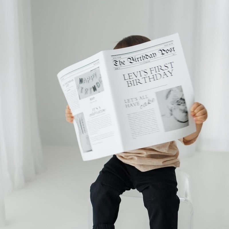 Template Newspaper Kids - Etsy UK