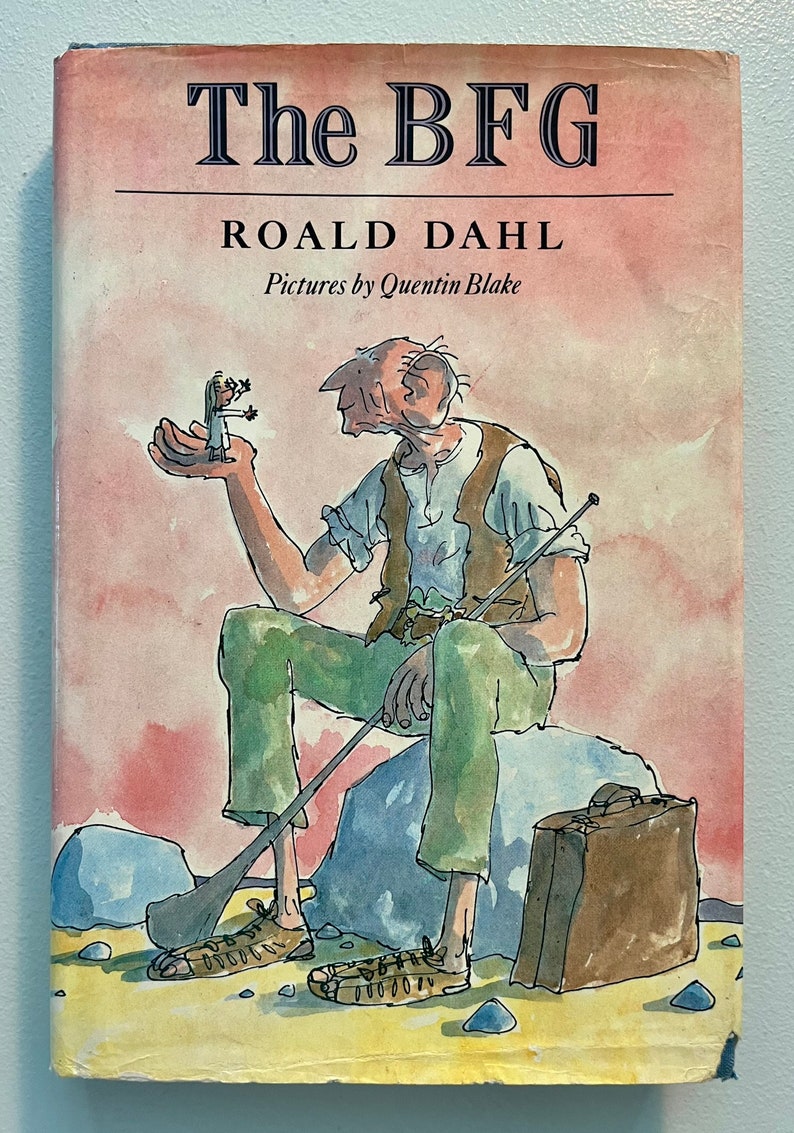The BFG, Roald Dahl First American Edition, 1982 Original Dust Jacket ...