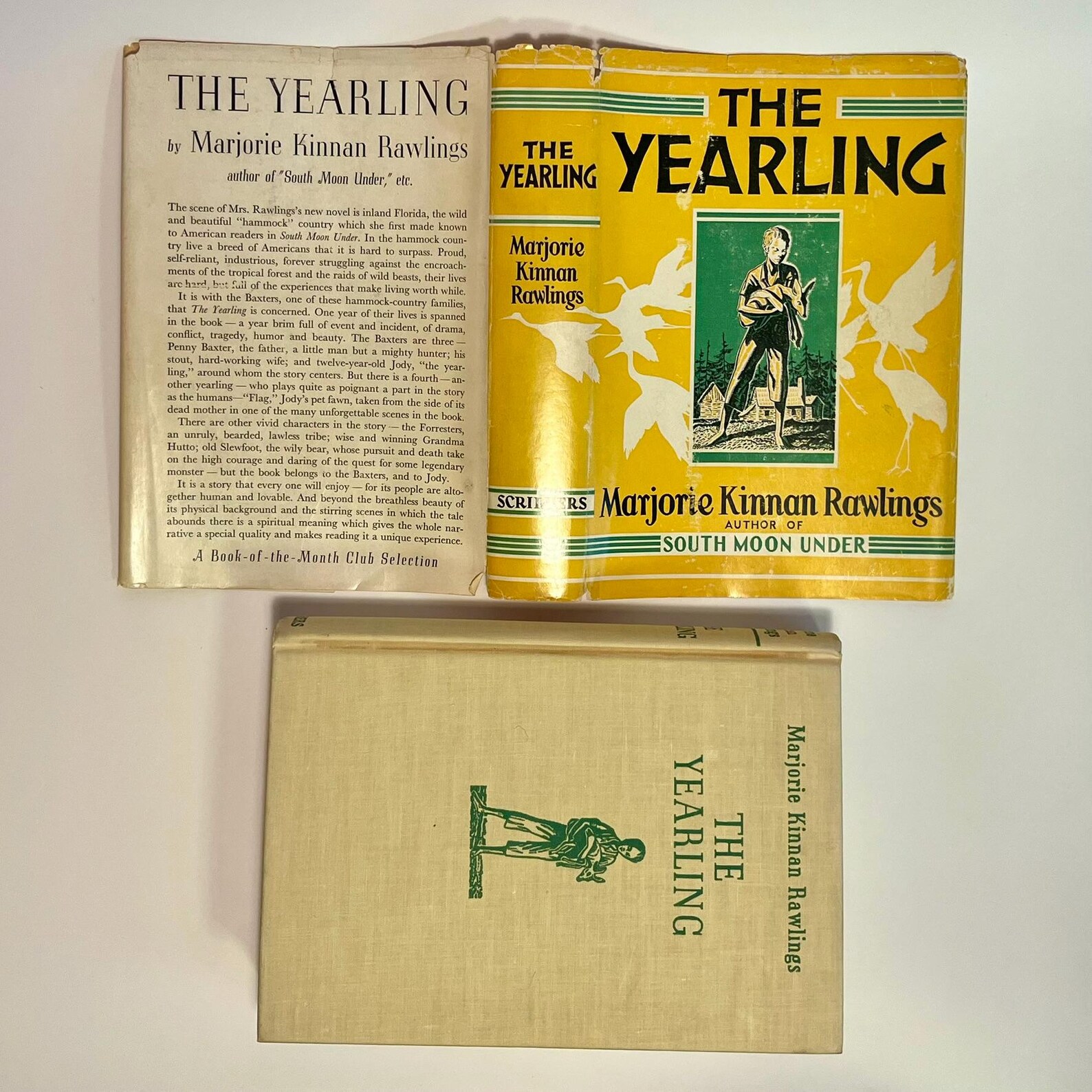 The Yearling, Marjorie Kinnan Rawlings - First Edition, 1st Printing ...