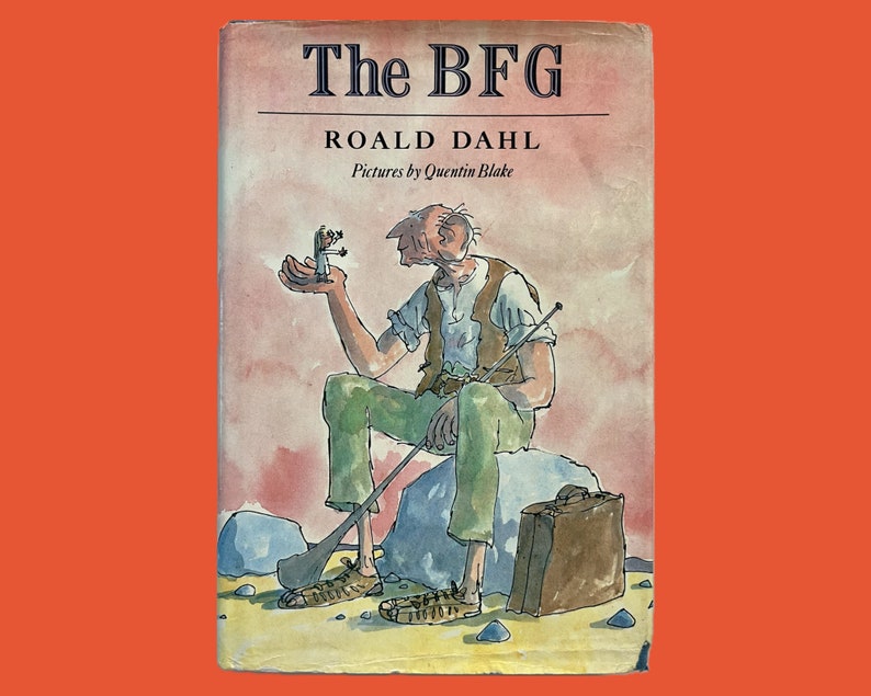 The BFG, Roald Dahl First American Edition, 1982 Original Dust Jacket ...