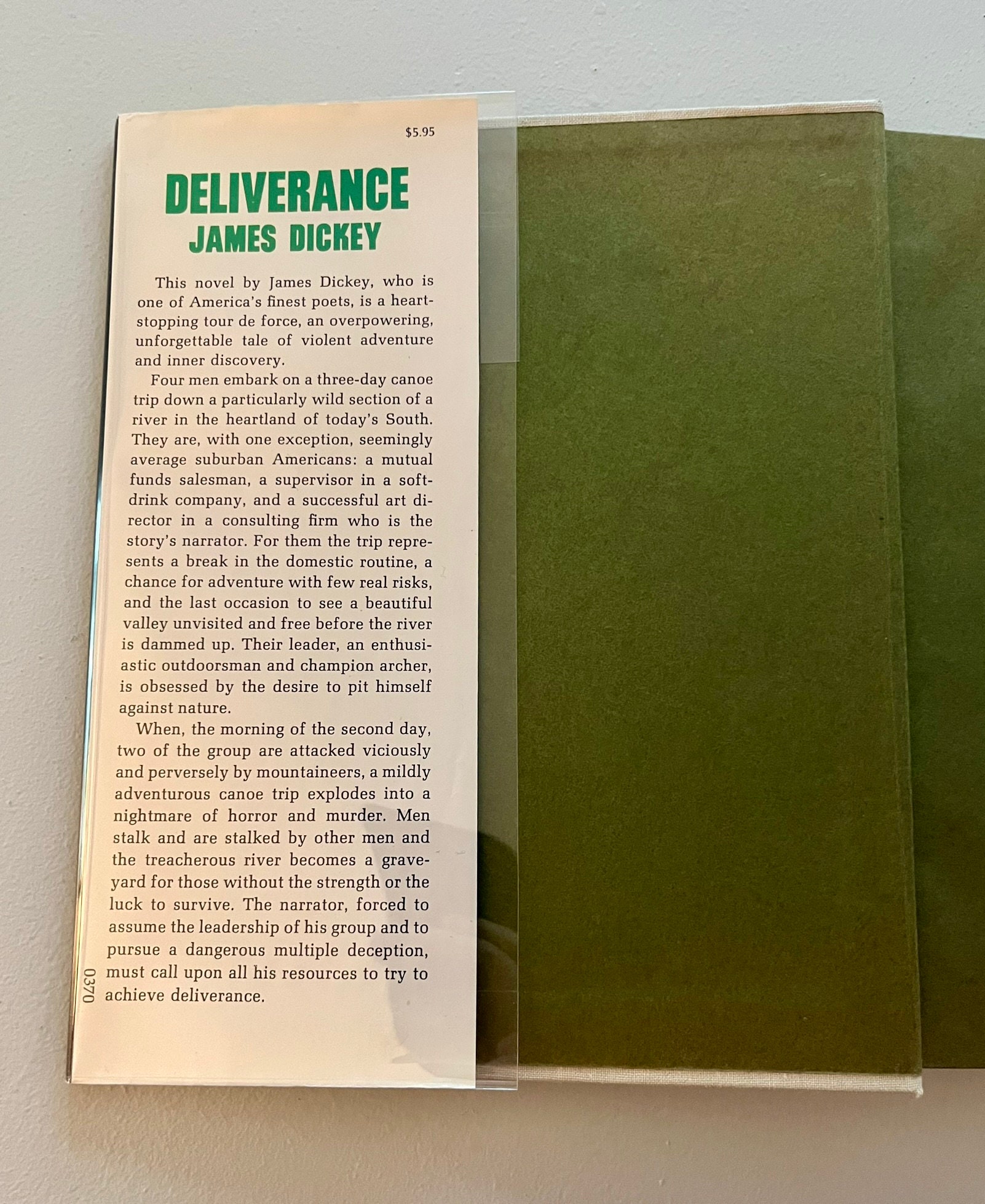 Deliverance, James Dickey - First Edition, First Printing - Rare ...