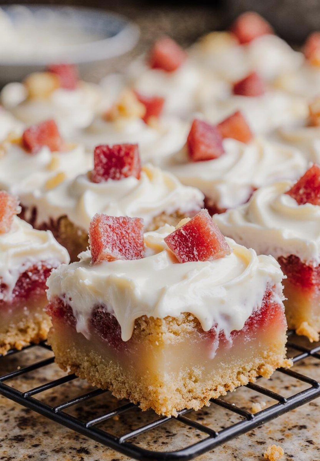 Rhubarb Custard Bars Recipe PDF – Easy, Delicious & Printable Homemade ...