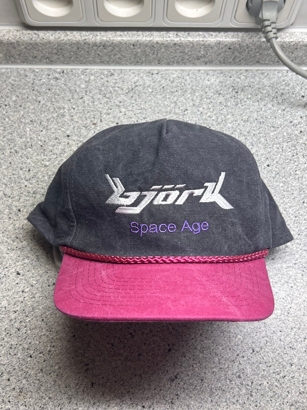 Bjork Space Age 90s Tour Promo Made in USA Vintage Retro Rare Cap Hat ...