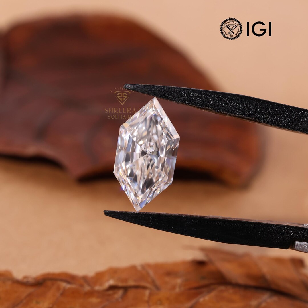 Dutch Marquise Lab Diamond, IGI Certified Lab Grown Diamond, Type Iia ...