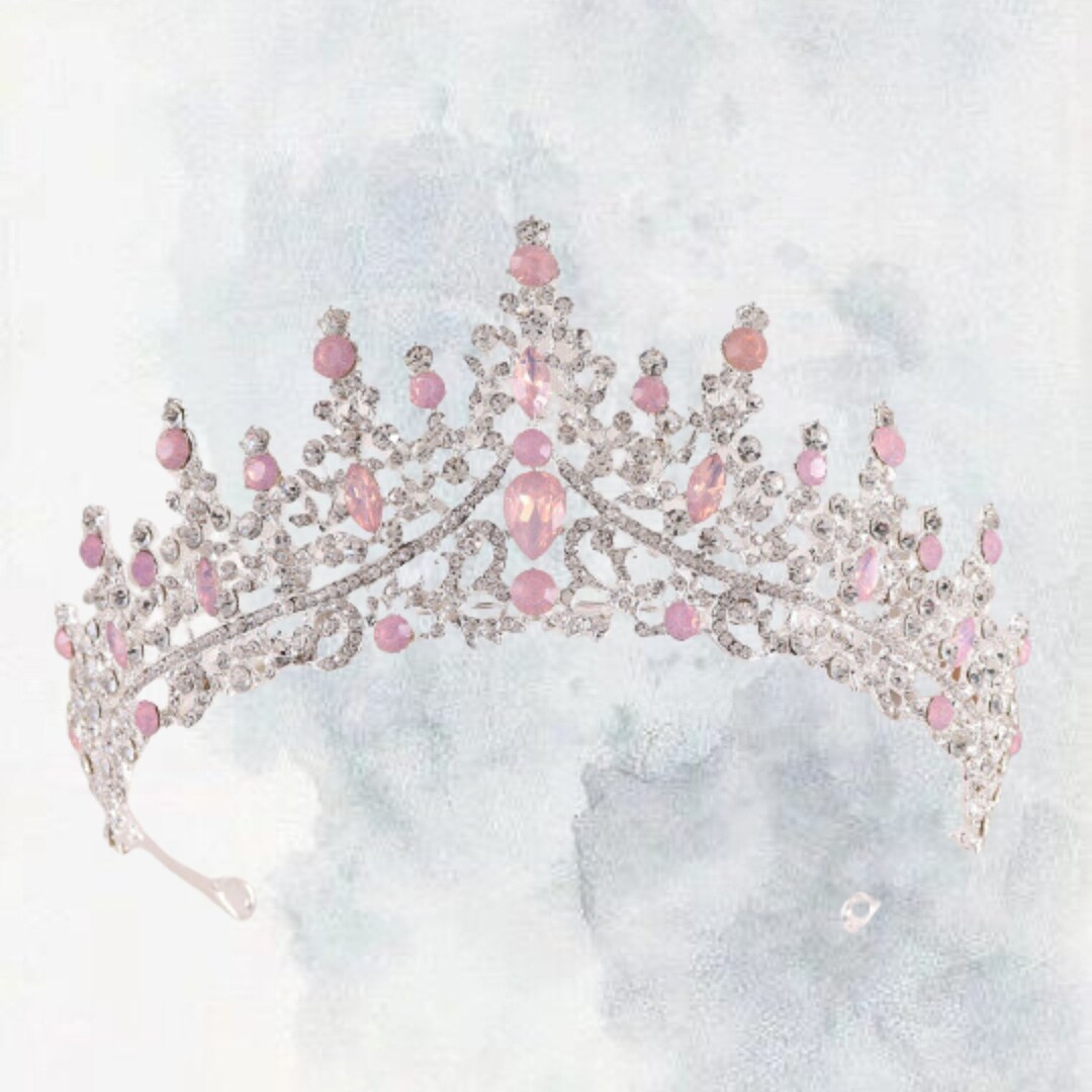 Regal Romance Tiara: Bridal, Bridgerton, and Prom Princess Perfection ...