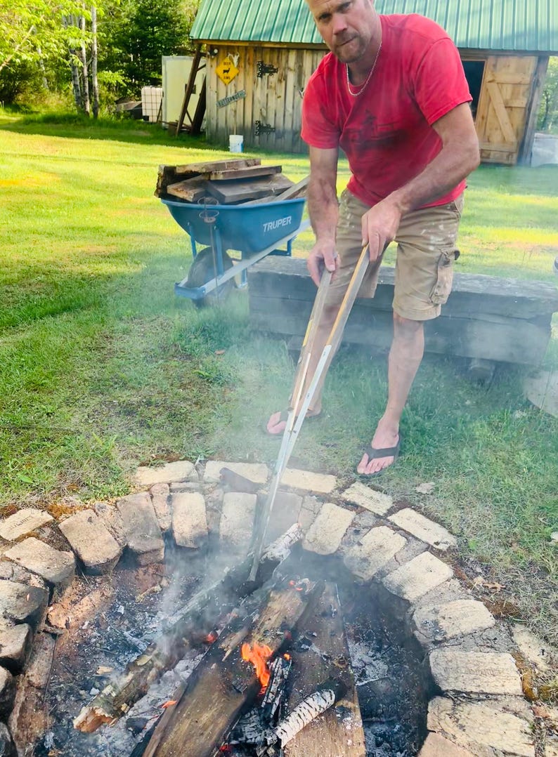 XL Campfire Tongs, 48 Inches Long, Made in the USA - Etsy