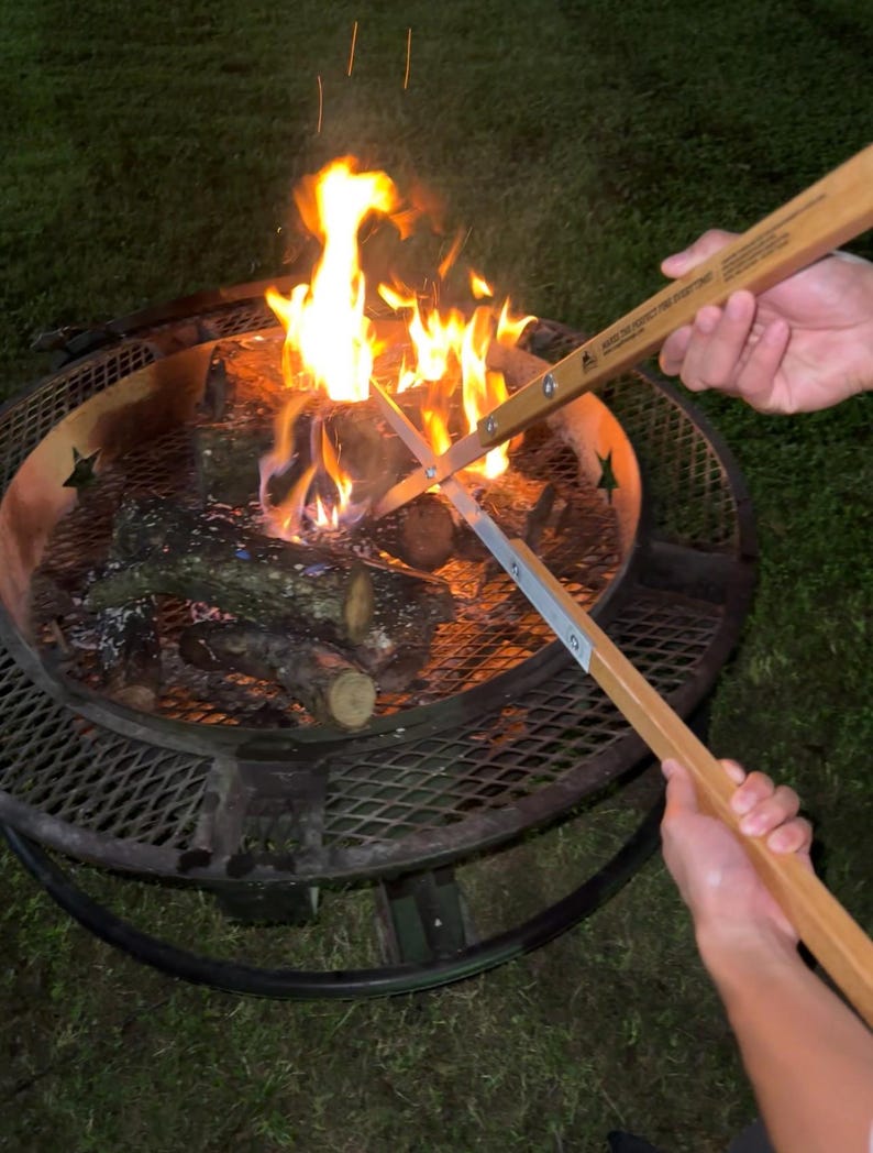 Original Campfire Tongs: Lightweight, Durable, Made in USA (37 1/2 ...