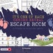Twin Gender Reveal Escape Room: "it's One of Each" Puzzle (printable ...