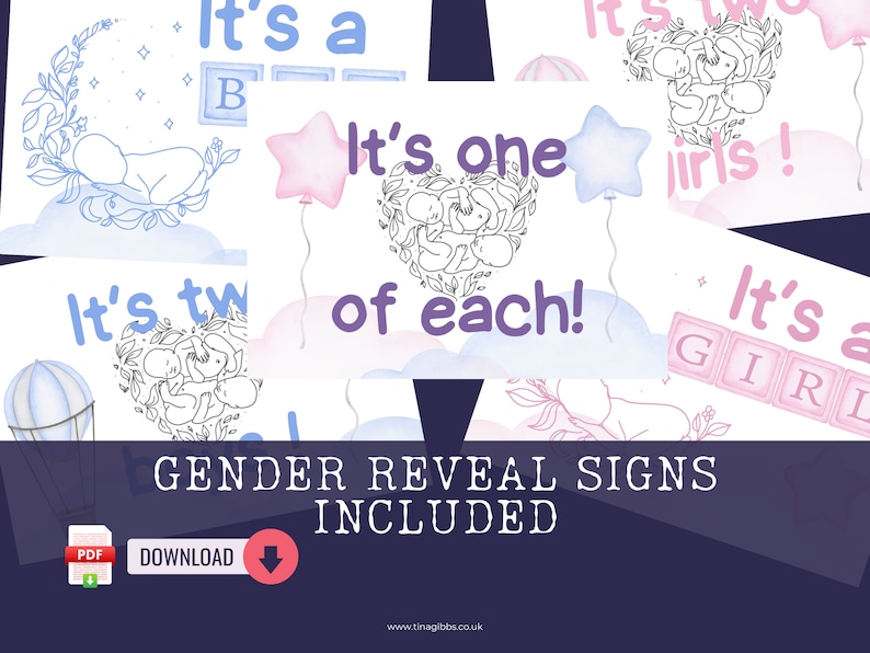 Gender Reveal it's a Boy 6-puzzle Print and Go Escape Room With ...