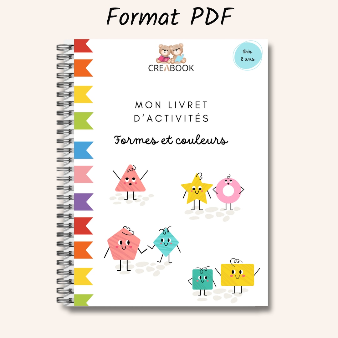 Livret d'activités Formes et Couleurs PDF - Etsy France