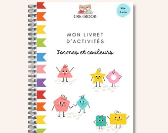 My Shapes and Colors Activity Booklet - PDF to Print and Laminate for ...