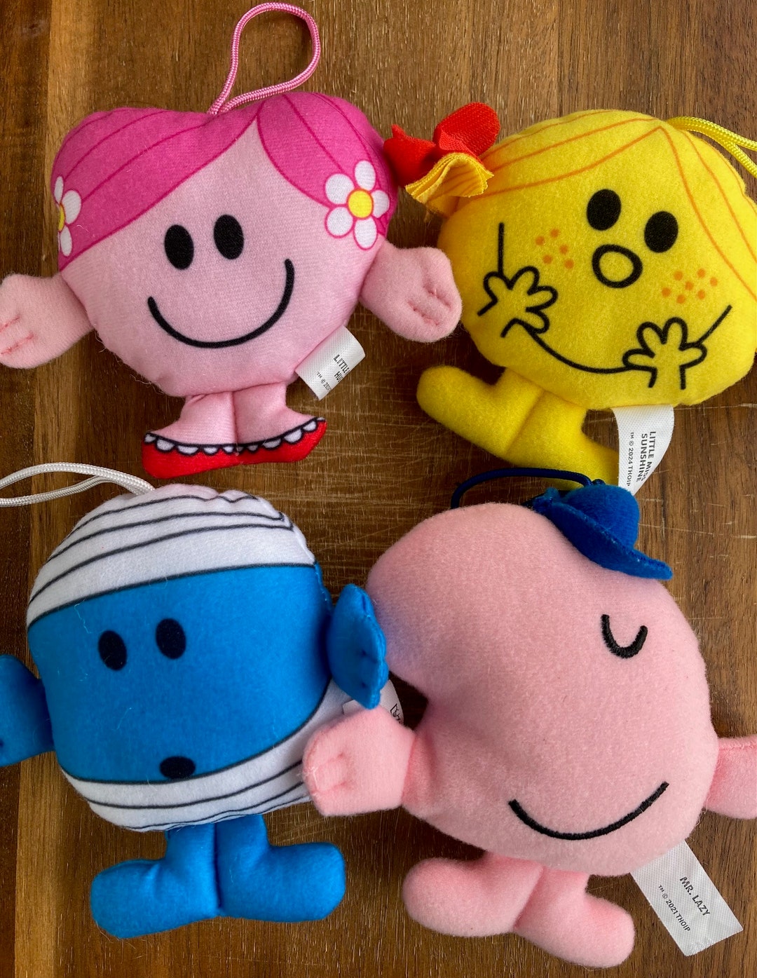 Mr Men Toys Little Miss Mcdonald's Plush Figures Bump Hug Lazy Sunshine ...