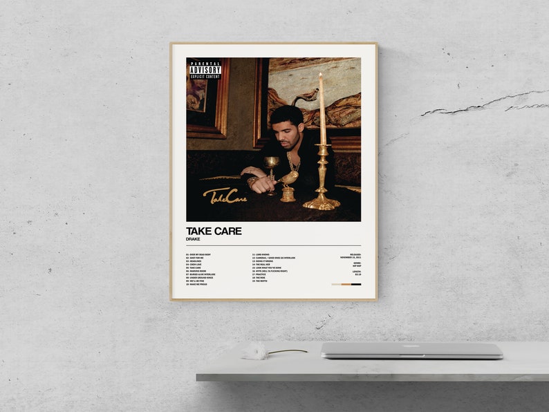 Take Care Print, Drake, Take Care Poster, Take Care Cover, Take Care ...