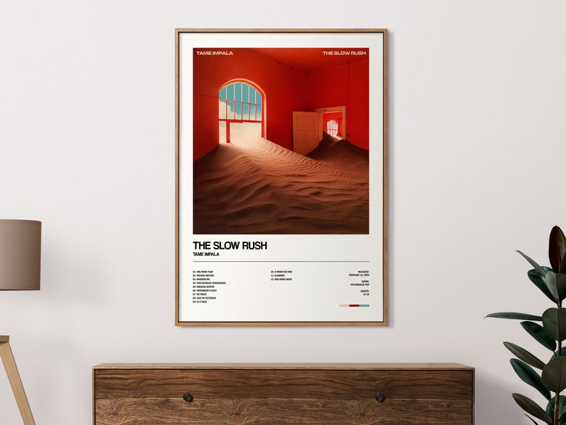 The Slow Rush Print, Tame Impala, the Slow Rush Poster, the Slow Rush ...
