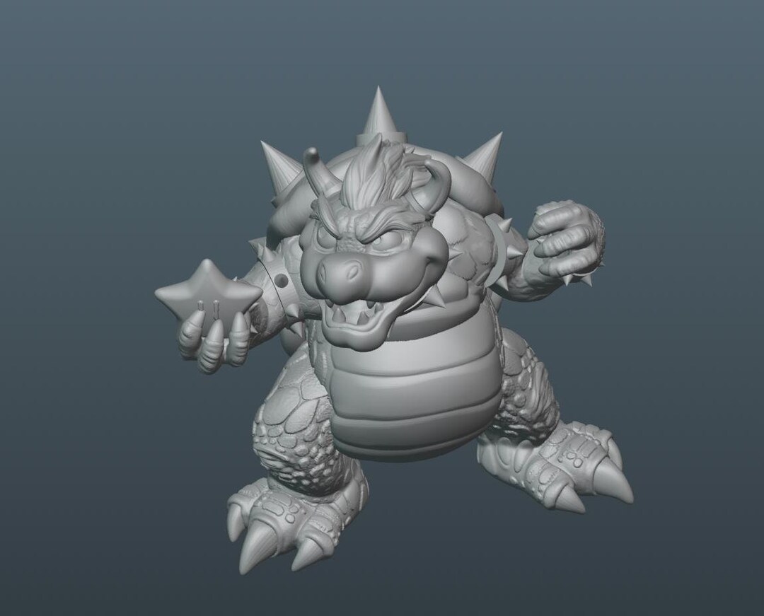 Bowser, .obj 3d Print File - Etsy