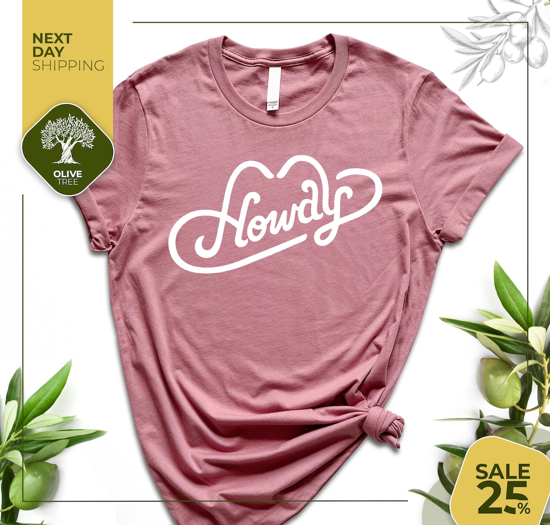 Howdy Tshirt | Western Shirt | Oversize Tee | Cute Western Shirts ...