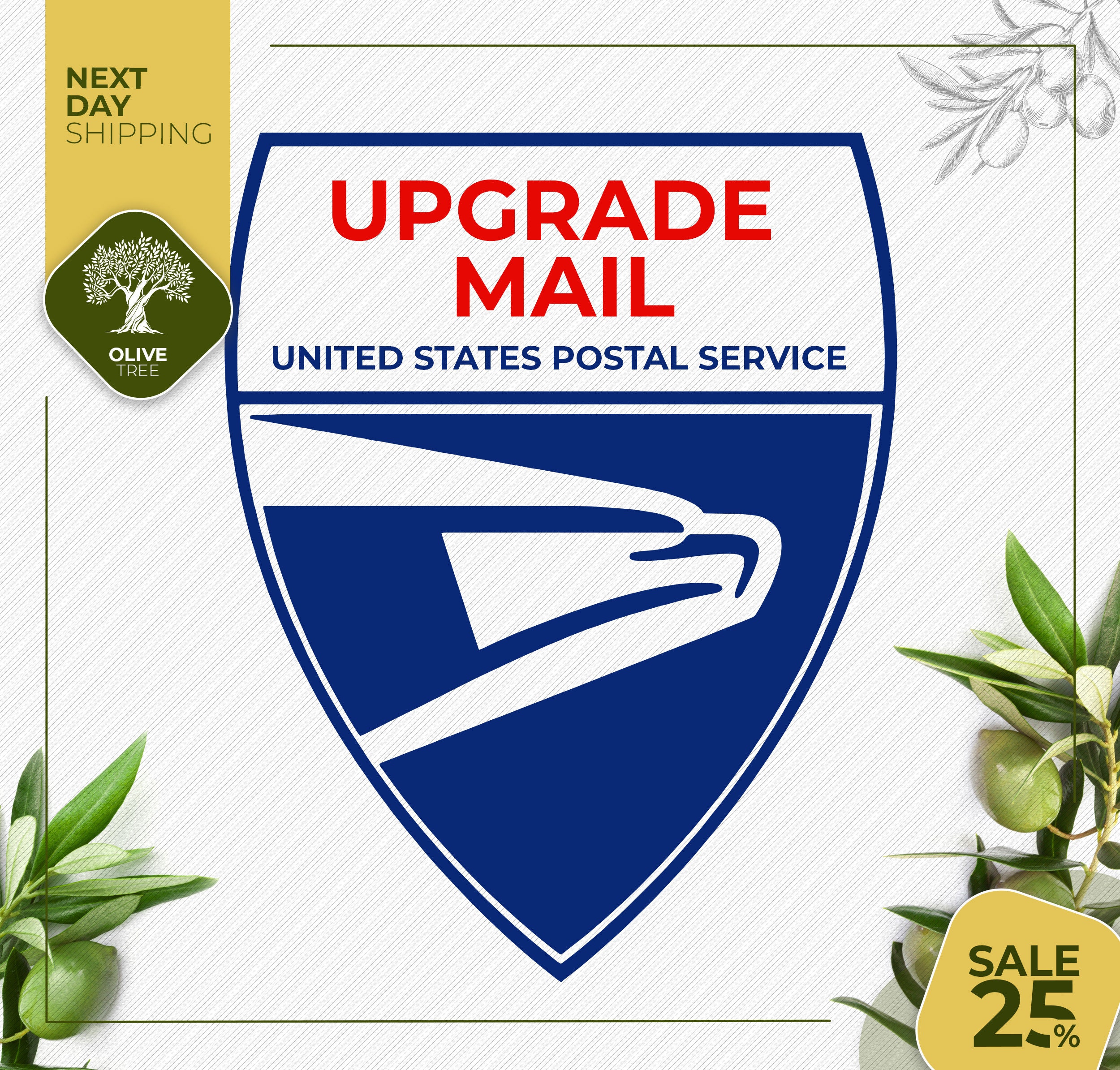USPS Upgrade Mail USPS United States Postal Service Upgrade - Etsy