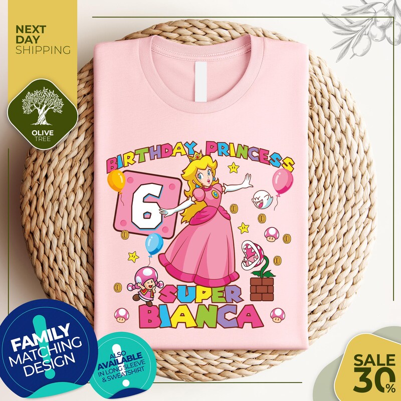 Princess Peach Tops Women - Etsy