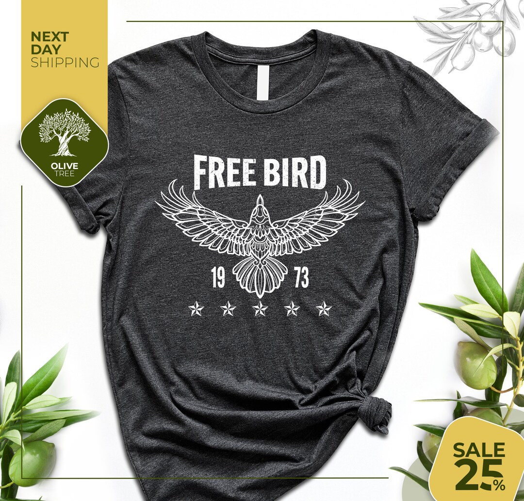 Free Bird Shirt | Boho Shirt | Free Bird Tee | Eagle Shirt | Retro ...