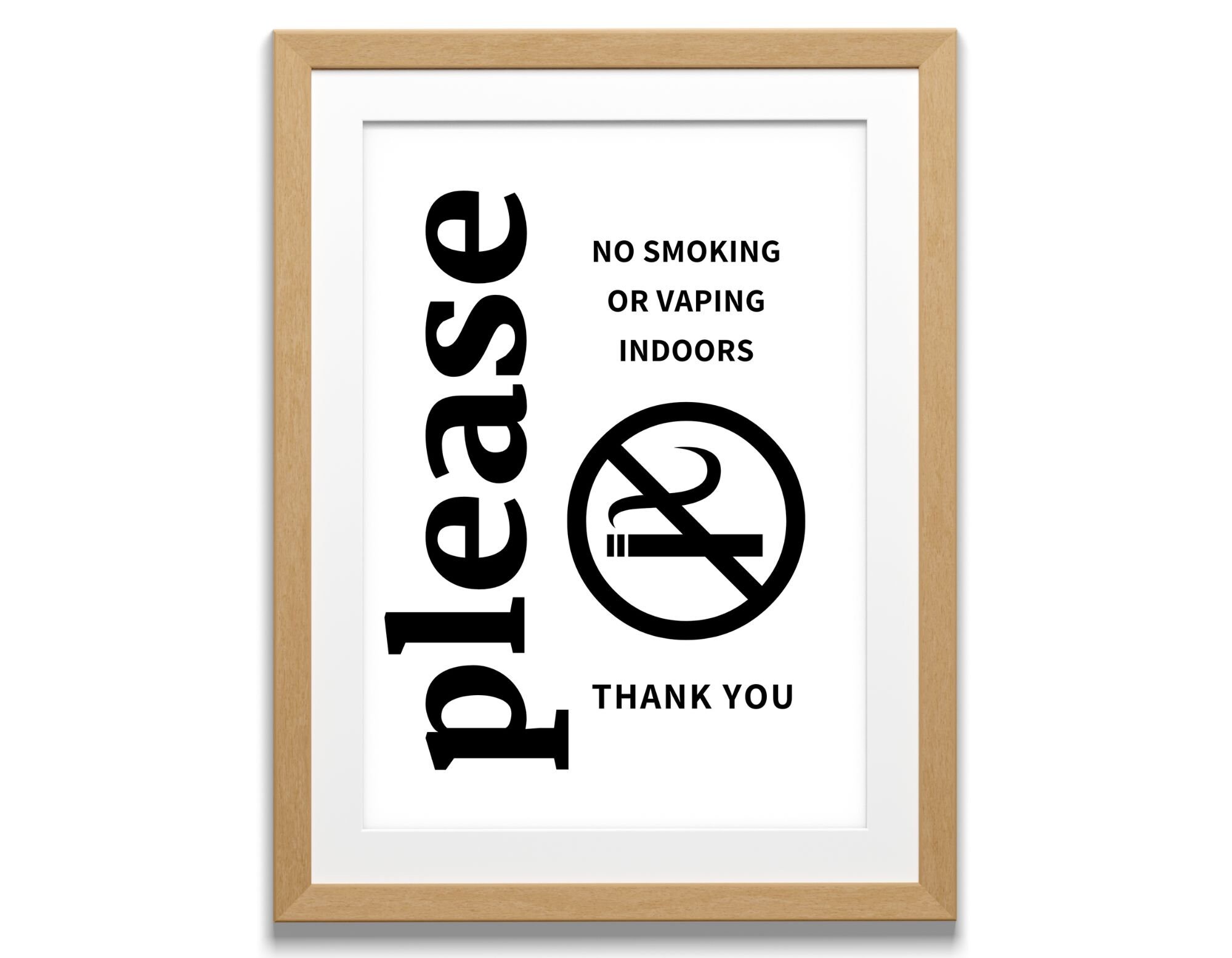 No Smoking Sign, Smoking Sign Svg, Printable, Editable Template ...