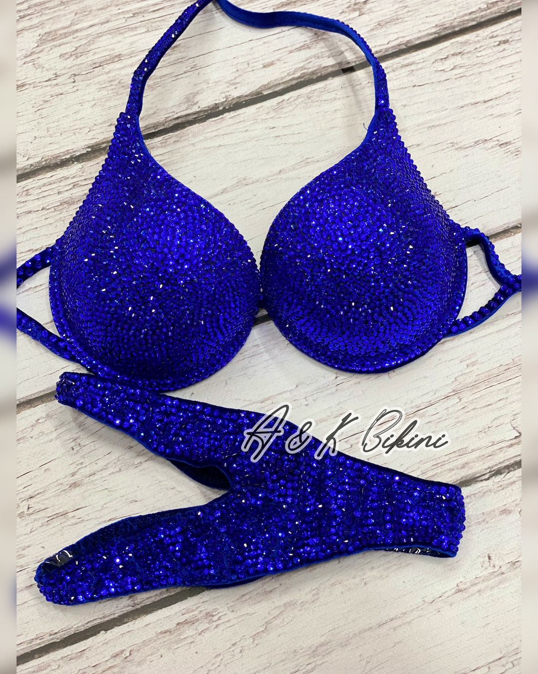 Blue Fitness Bikini, Bikini Suit, NPC Bikini, Posing Bikini, IFBB ...